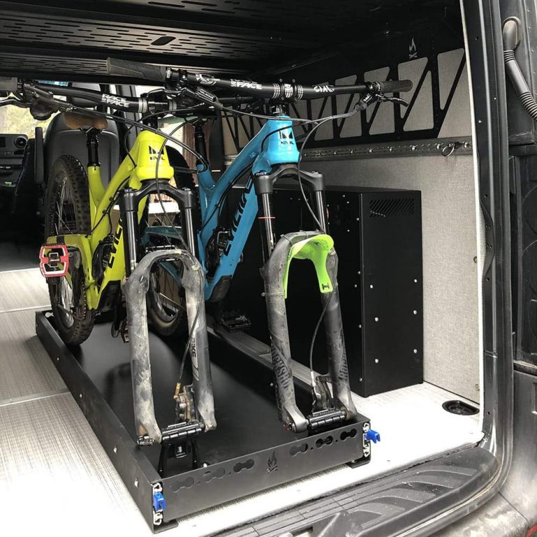 Slide-Out Bike Rack for Van (DIY) - FarOutRide