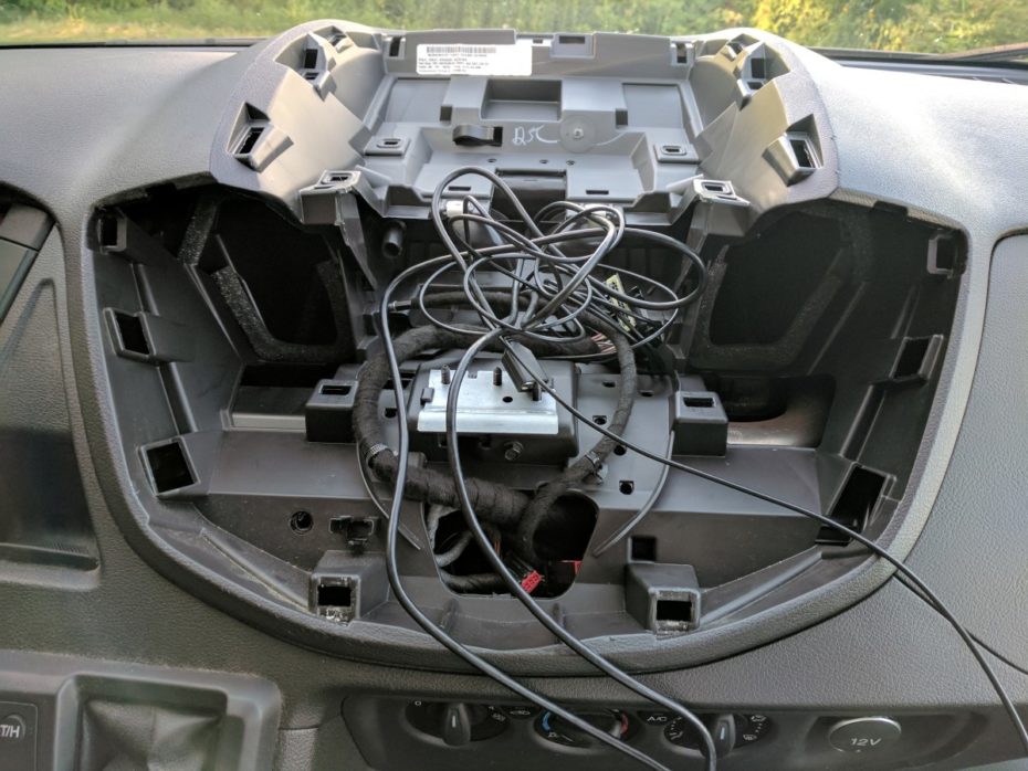 Ford Transit DIY Aftermarket Radio Installation (Pioneer Android ...