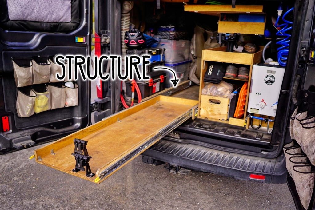 Slide-Out Bike Rack for Van (DIY) - FarOutRide
