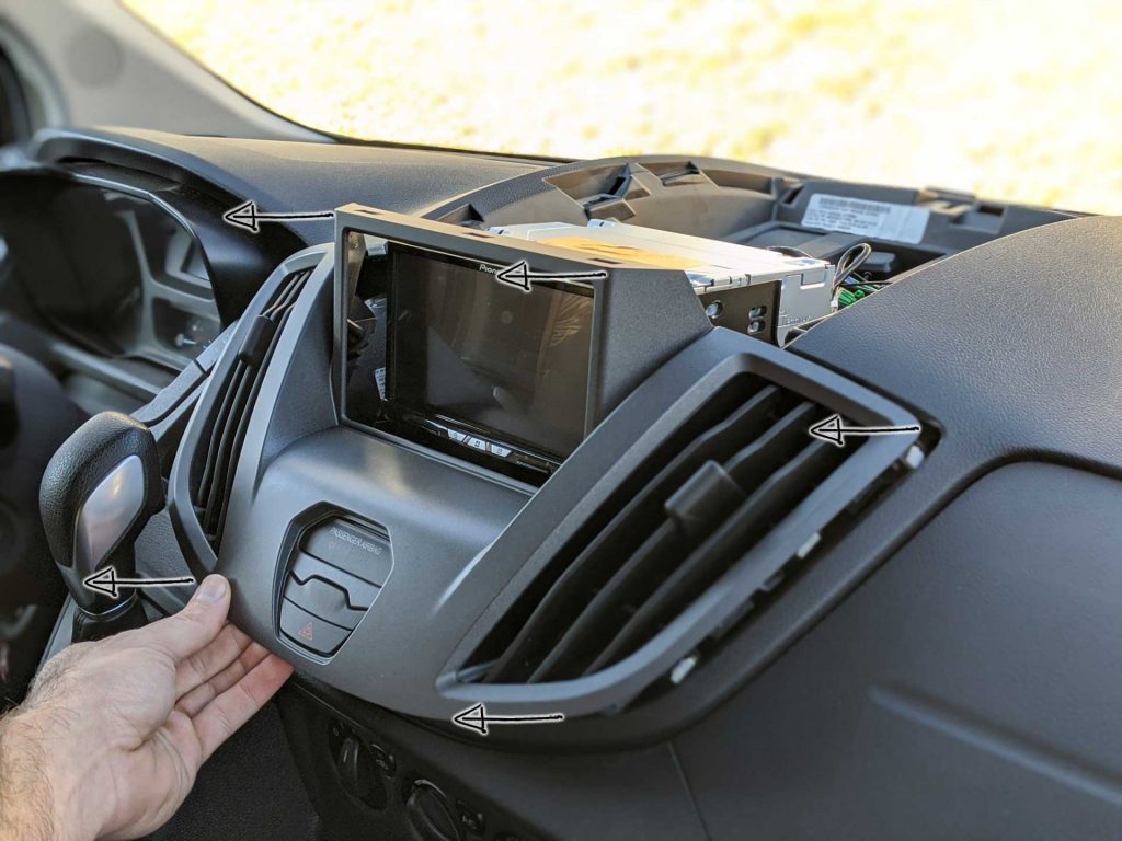 Ford Transit: Adding Speakers To The Headliner - FarOutRide