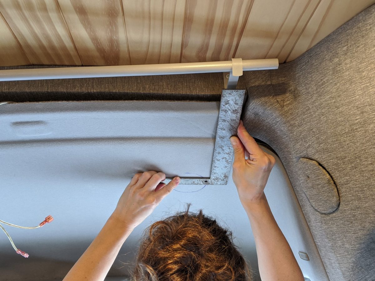 Ford Transit: Adding Speakers To The Headliner - FarOutRide