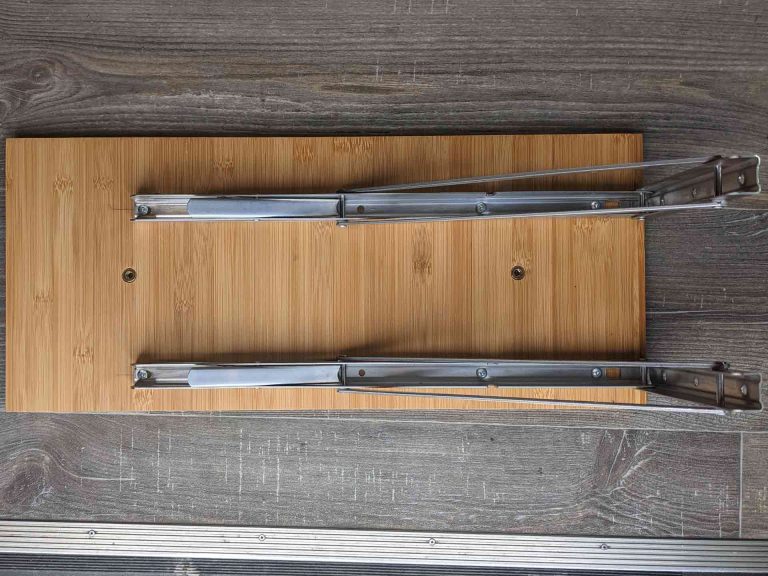 Folding Table Build & Installation - Camper Van Conversion | FarOutRide