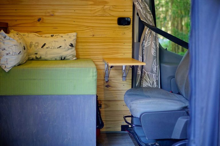 Folding Table Build & Installation - Camper Van Conversion | FarOutRide