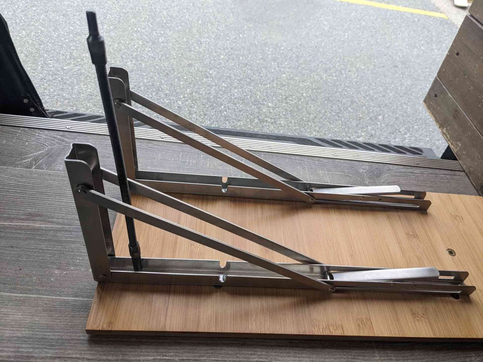 Folding Table Build & Installation - Camper Van Conversion | FarOutRide