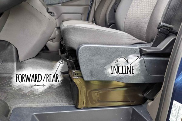 Swivel Seat Installation in Ford Transit (Driver & Passenger) - FarOutRide