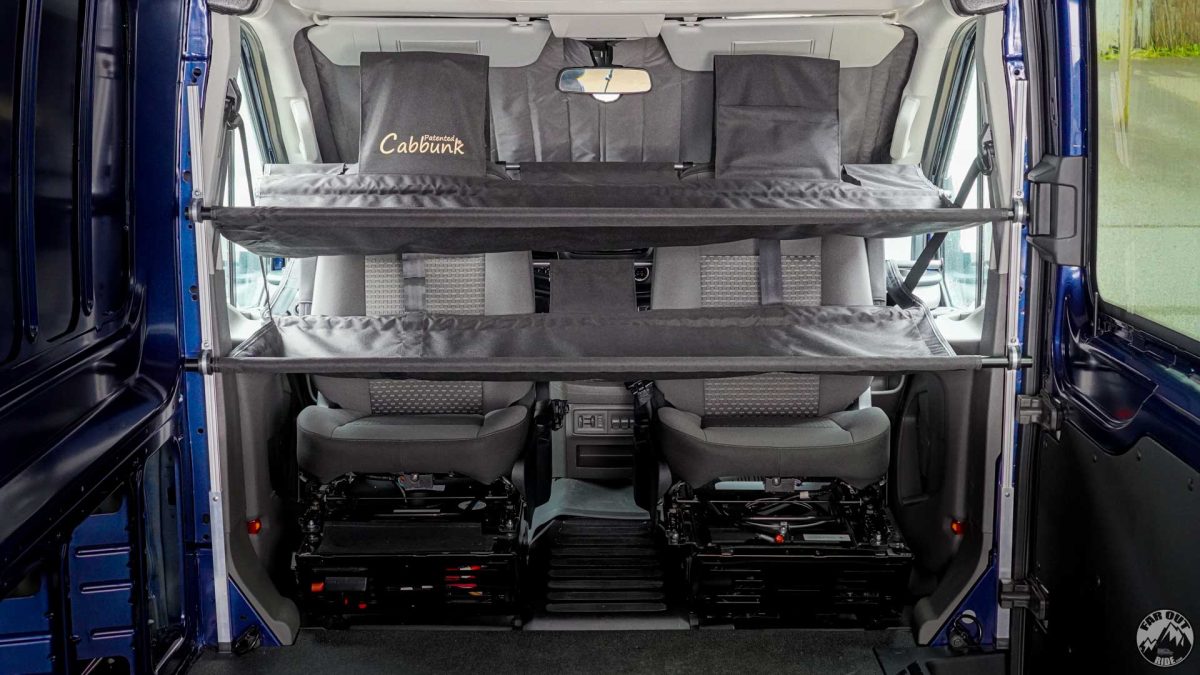 Cabbunk Kids Bunk Bed for Van/RV (Transit, Sprinter, ProMaster)