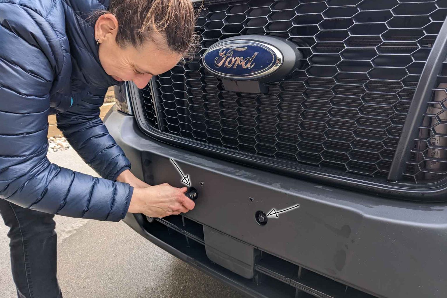 Ford Transit Front Bumper Nudge Bar Installation