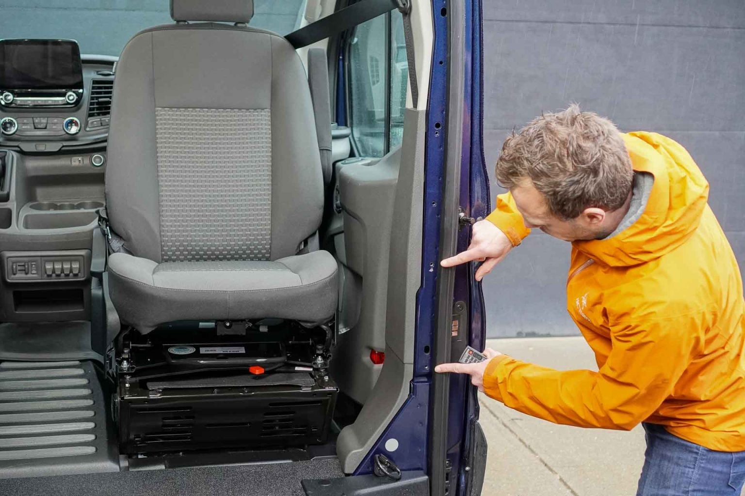 How To Install Lagun Table on Ford Transit Driver/Passenger Seat