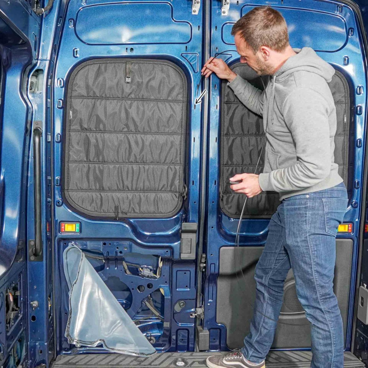 Ford Transit Rear Door Exit Handle Kit (36" to 64" Above Floor)