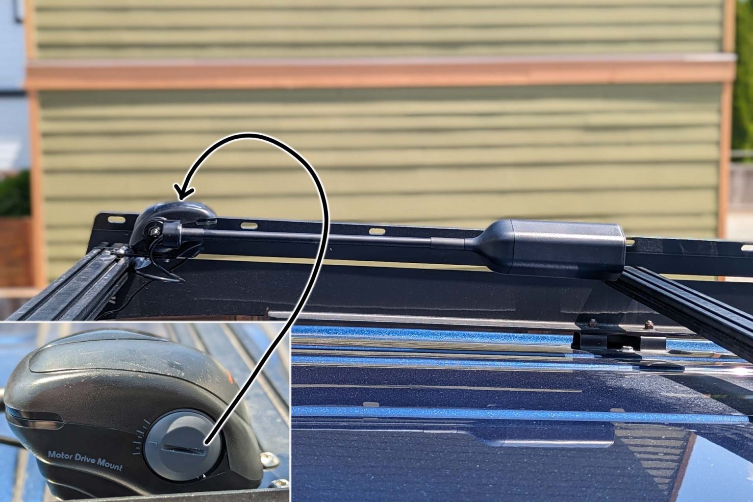 Motorized Antenna Tilt Installation on Roof Rack | WeBoost Fold Up/Down