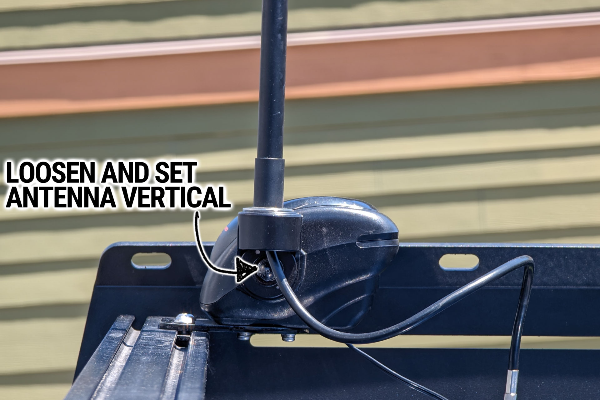 Motorized Antenna Tilt Installation on Roof Rack | WeBoost Fold Up/Down