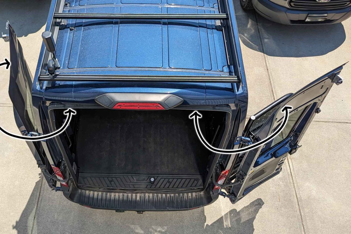 Rear Door Platform Installation | Cargo-Carrier for Transit & Sprinter Van