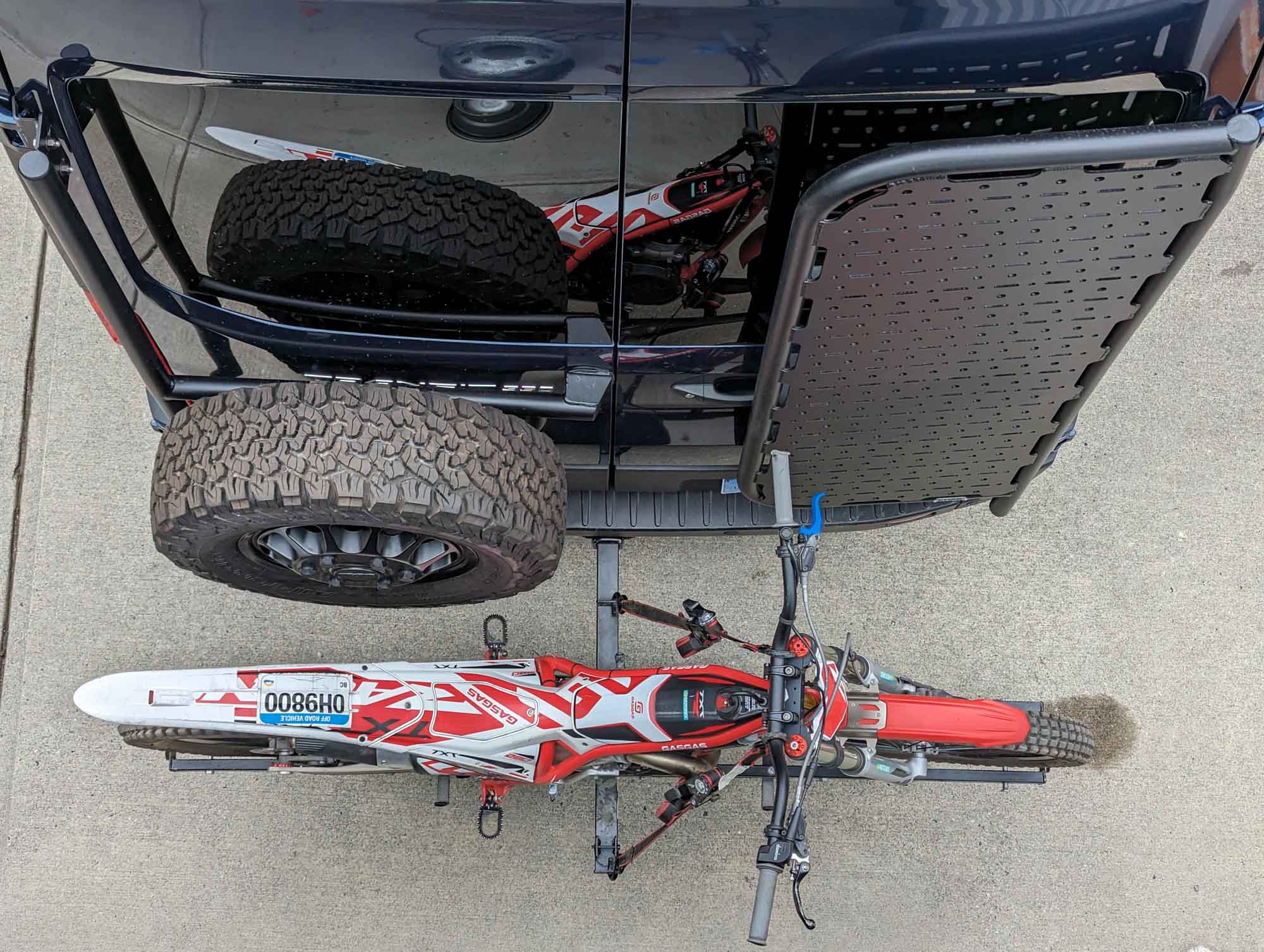 Ford Transit Rear Door Spare Tire Carrier Installation