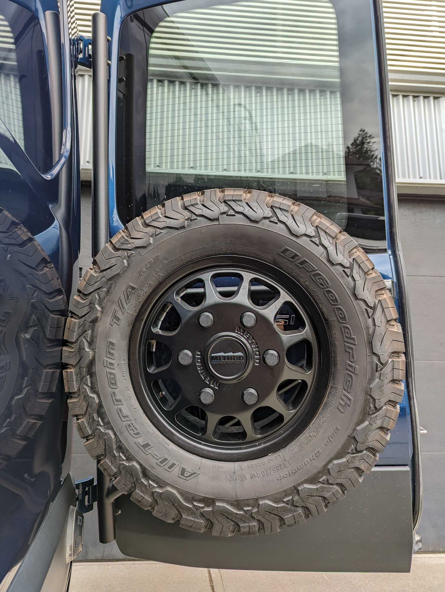 Ford Transit Rear Door Spare Tire Carrier Installation