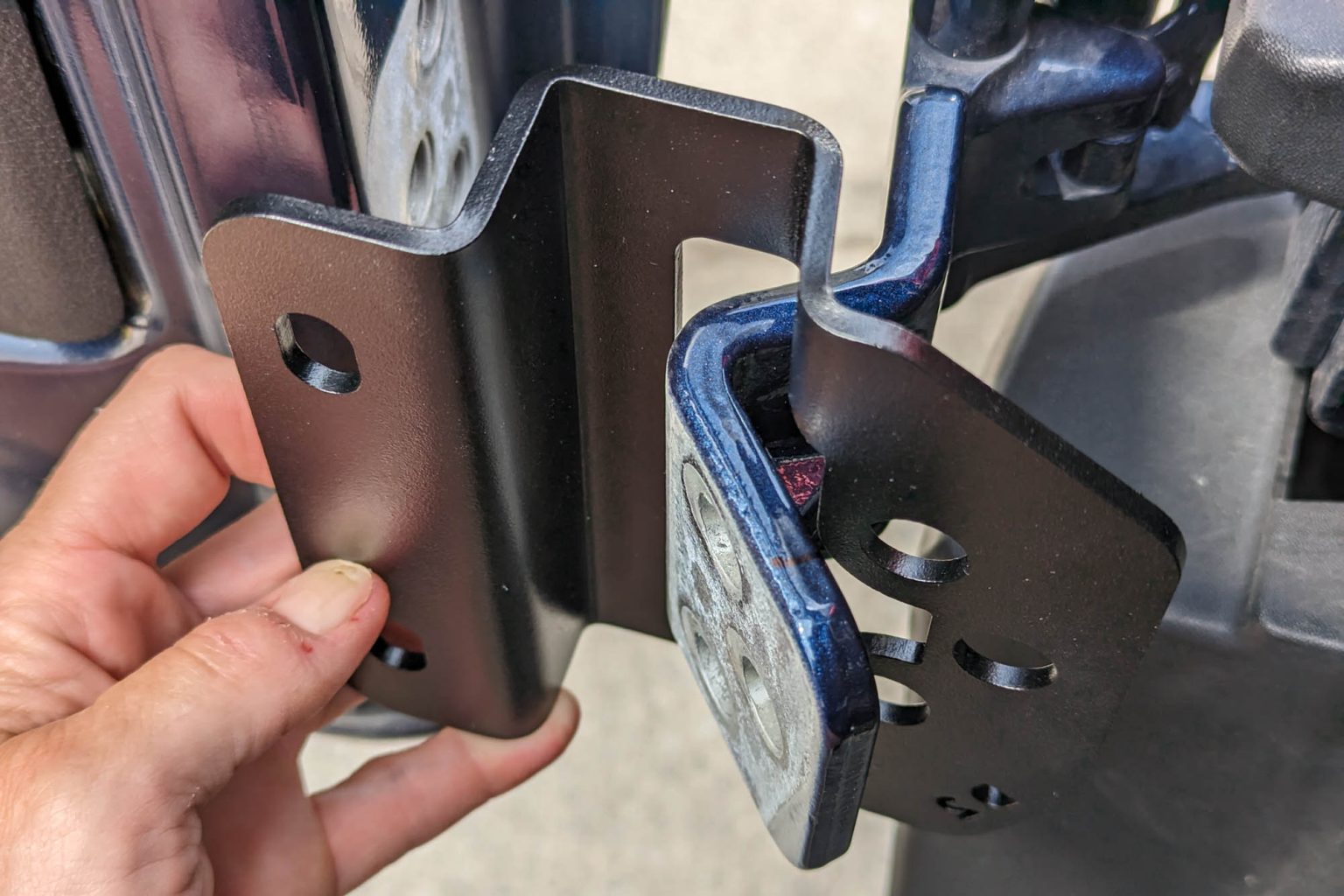 Ford Transit Rear Door Spare Tire Carrier Installation