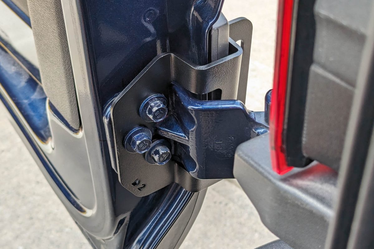 Ford Transit Rear Door Spare Tire Carrier Installation