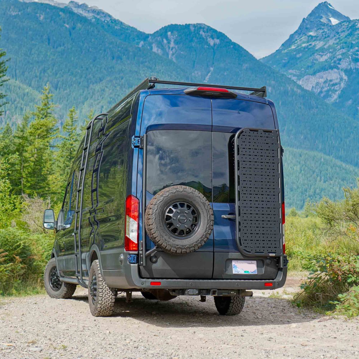 Ford Transit Rear Door Spare Tire Carrier Installation