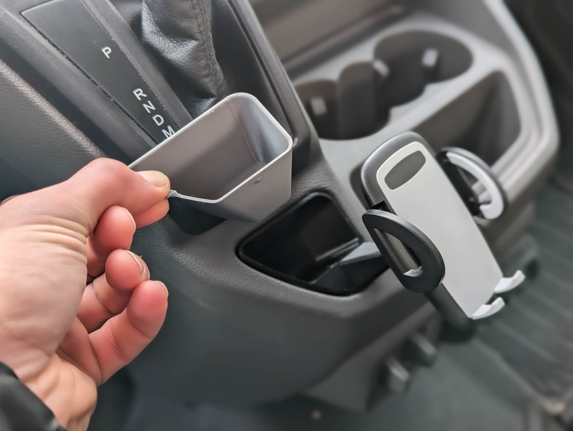 Phone Mount - Ford Transit 2020+ Large Center Console | FarOutRide