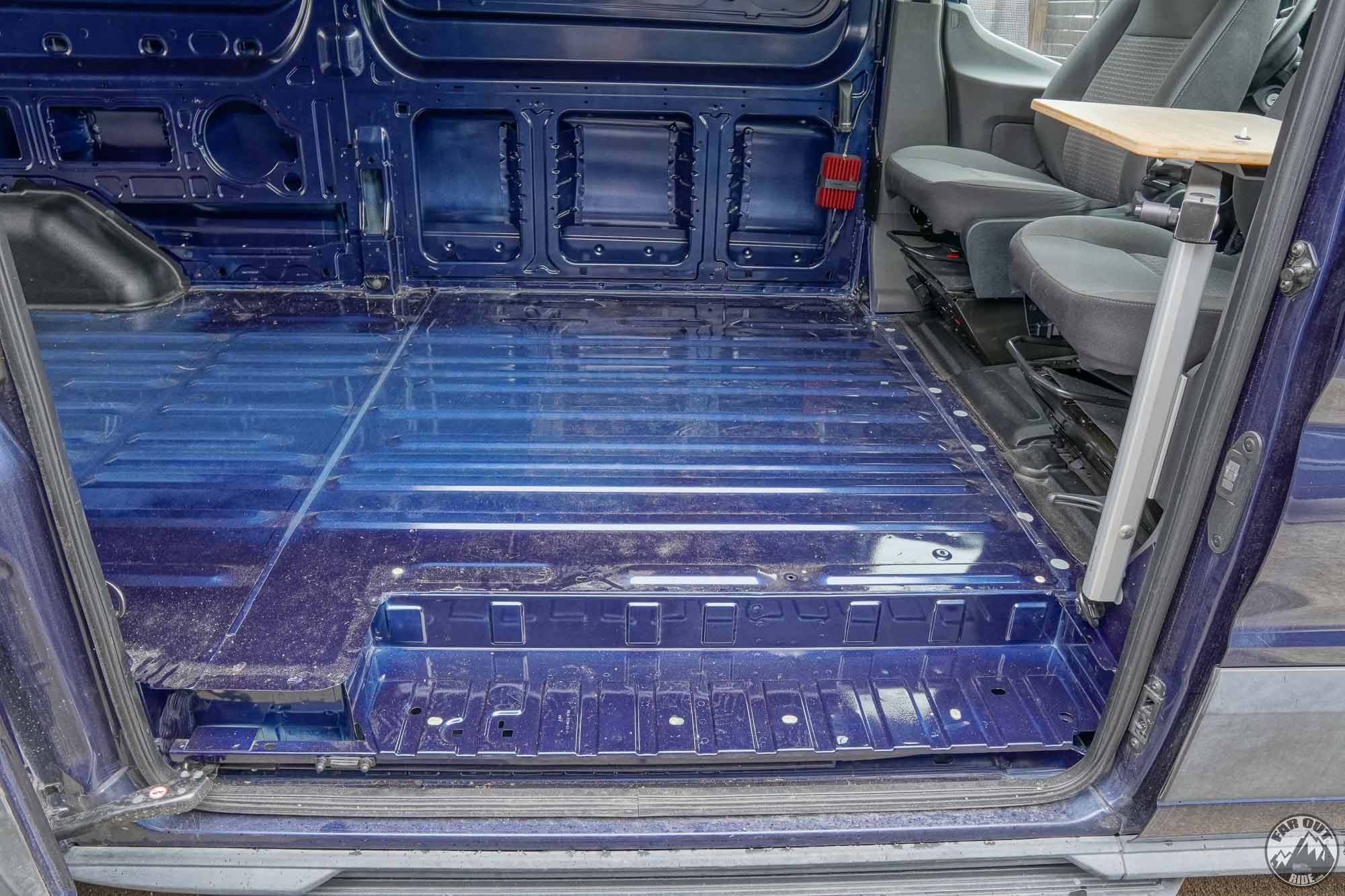 How To Remove Ford Transit Factory Floor (Front & Rear Vinyl Covering ...