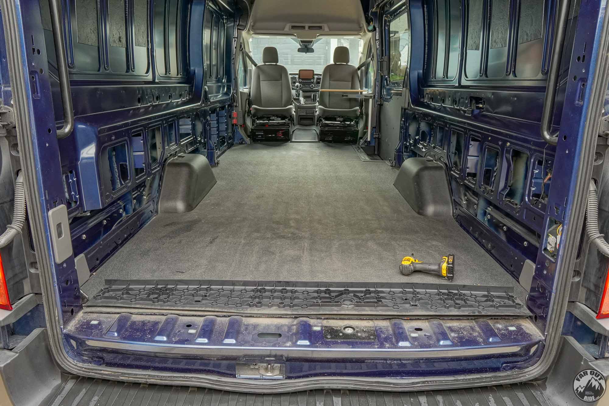 How To Remove Ford Transit Factory Floor (Front & Rear Vinyl Covering ...