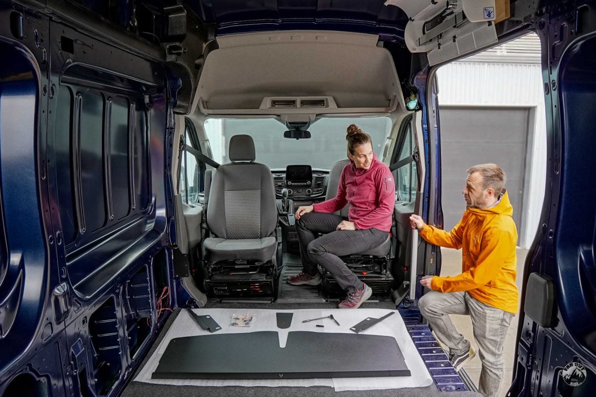 Headliner Shelf Installation on a Ford Transit Van (DIY or Aluminum ...