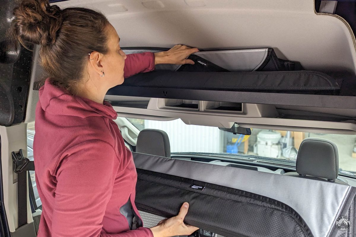 Headliner Shelf Installation on a Ford Transit Van (DIY or Aluminum ...