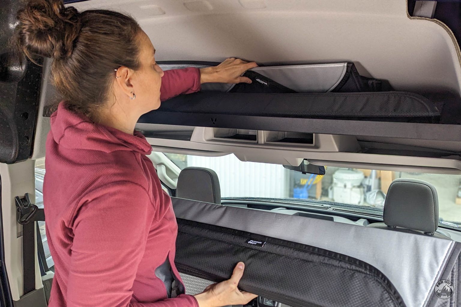 Headliner Shelf Installation on a Ford Transit Van (DIY or Aluminum ...