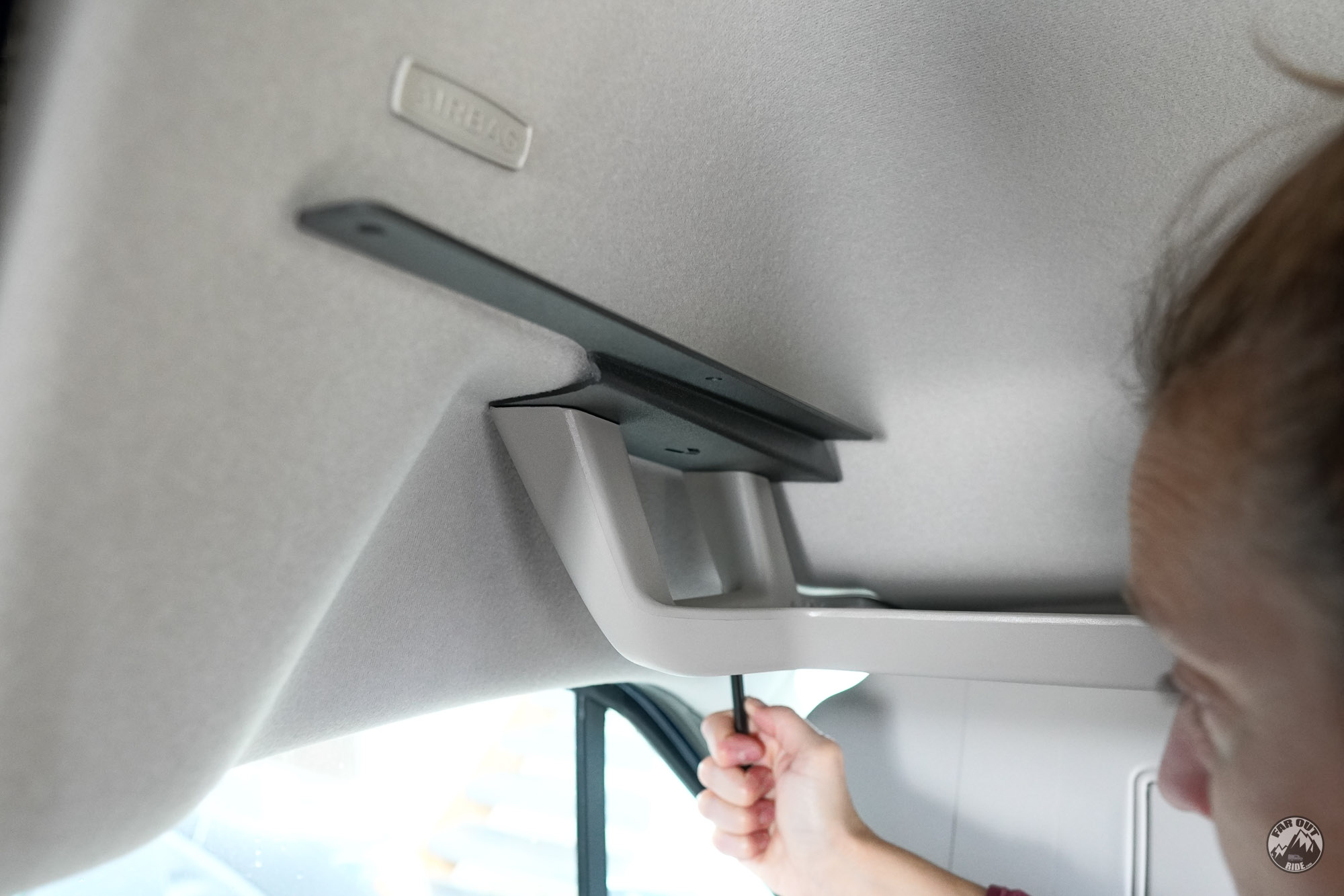 Headliner Shelf Installation on a Ford Transit Van (DIY or Aluminum ...