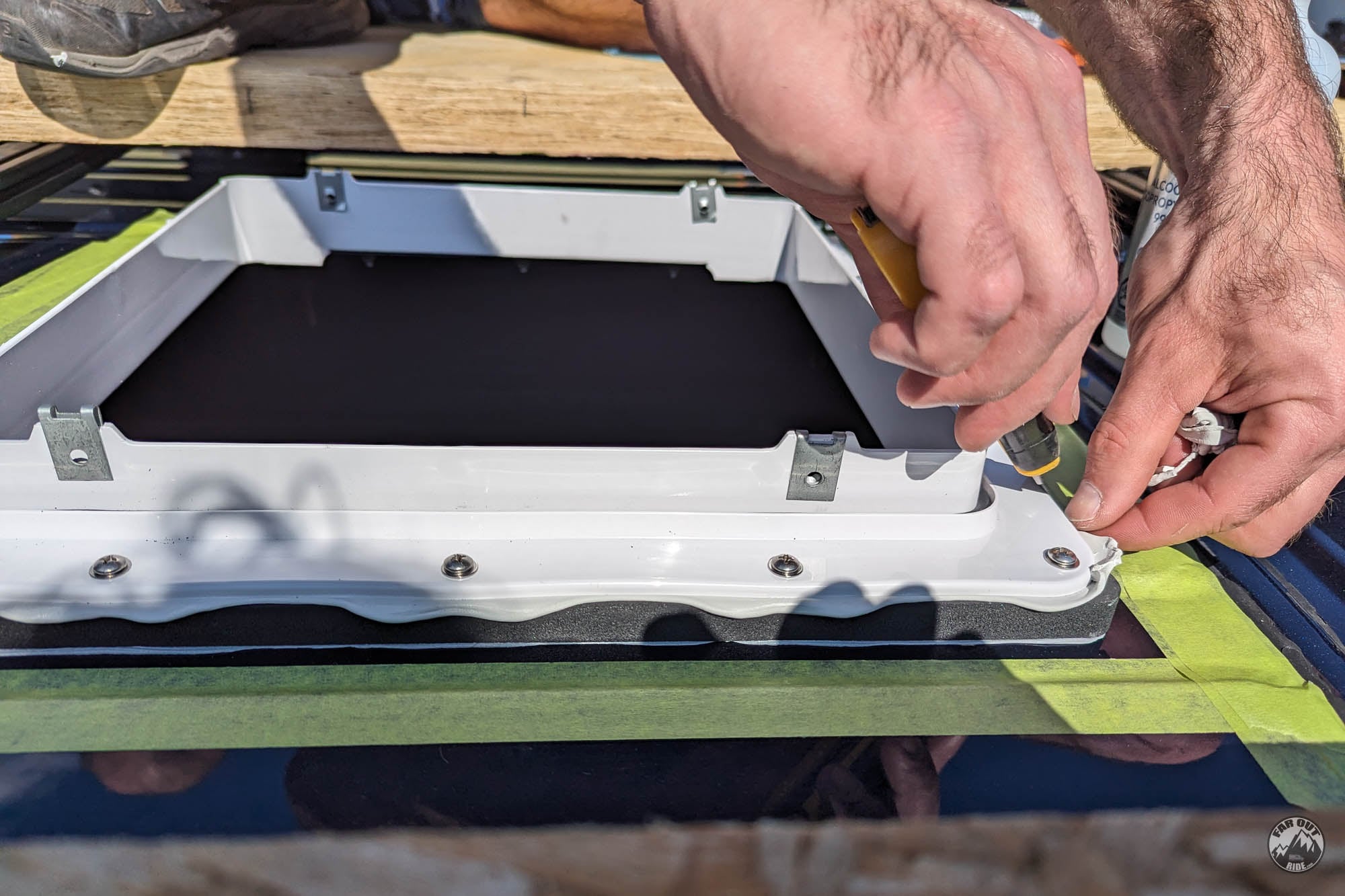 Maxxfan Roof Vent DIY Install on a Van | Step-By-Step Guide