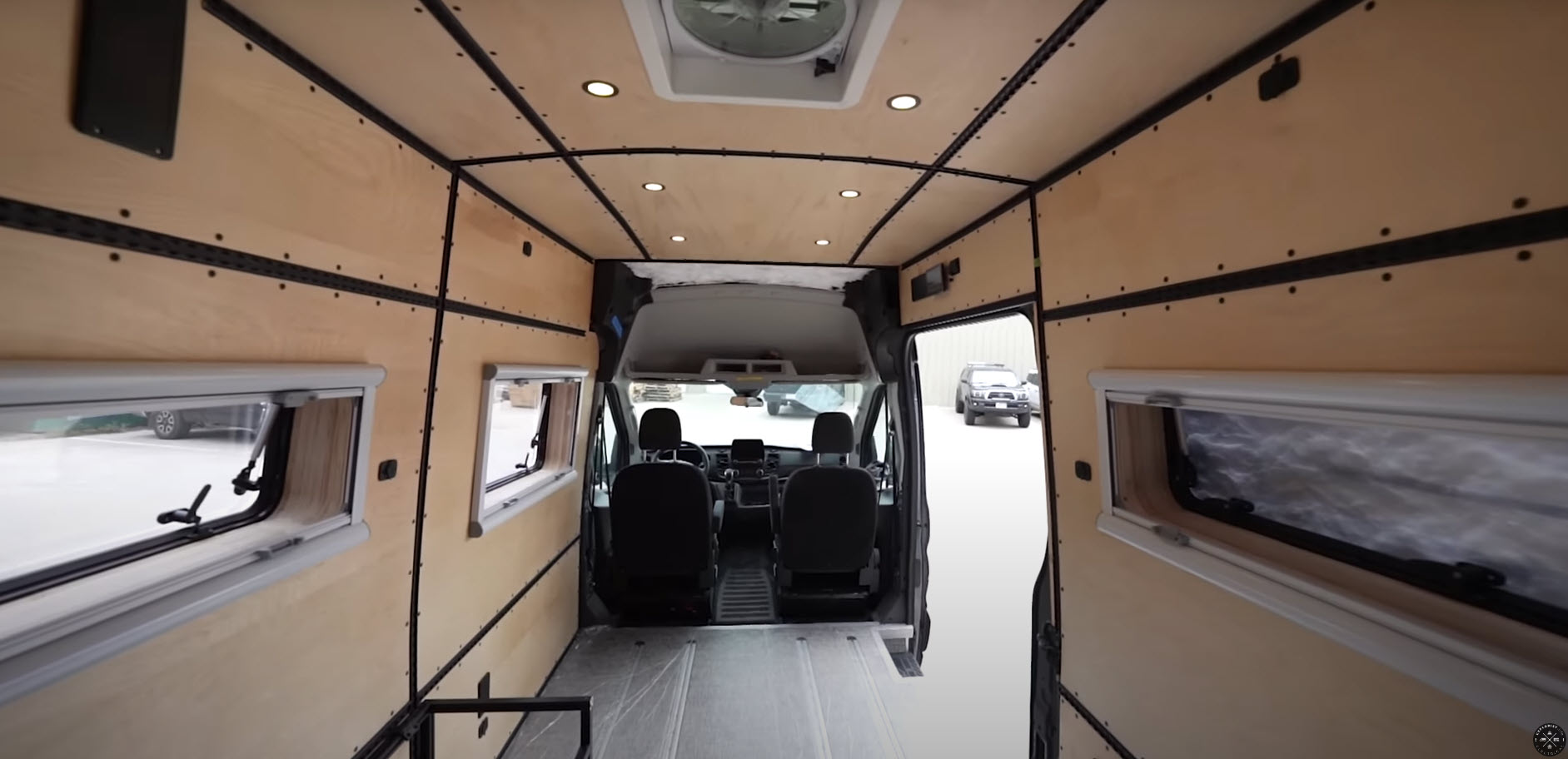 Arctic Tern Window DIY Installation to a Ford Transit Van - FarOutRide