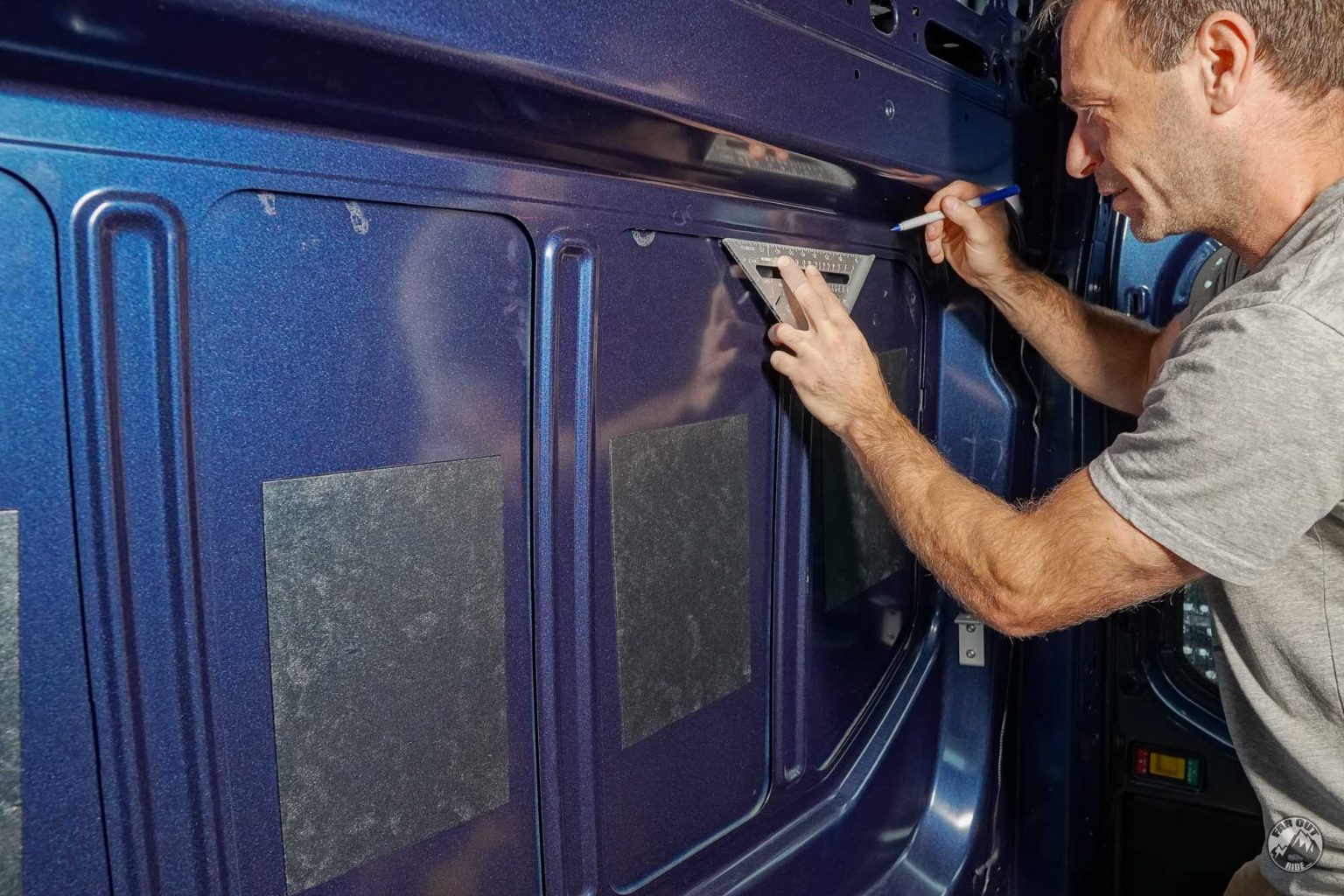 Arctic Tern Window DIY Installation to a Ford Transit Van - FarOutRide