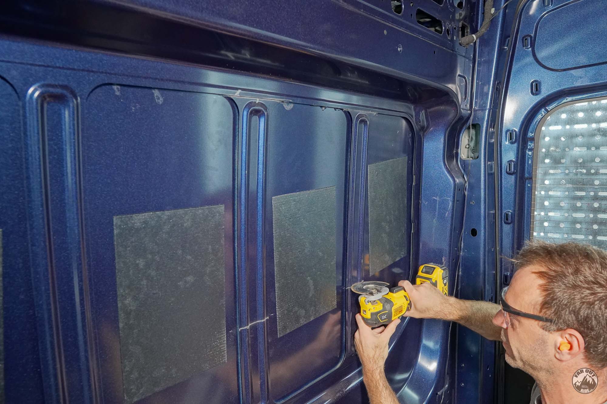 Arctic Tern Window DIY Installation to a Ford Transit Van - FarOutRide