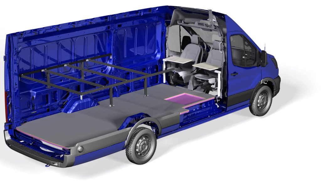 DIY Bed Platform (80/20 Aluminum) | Ford Transit CamperVan - FarOutRide