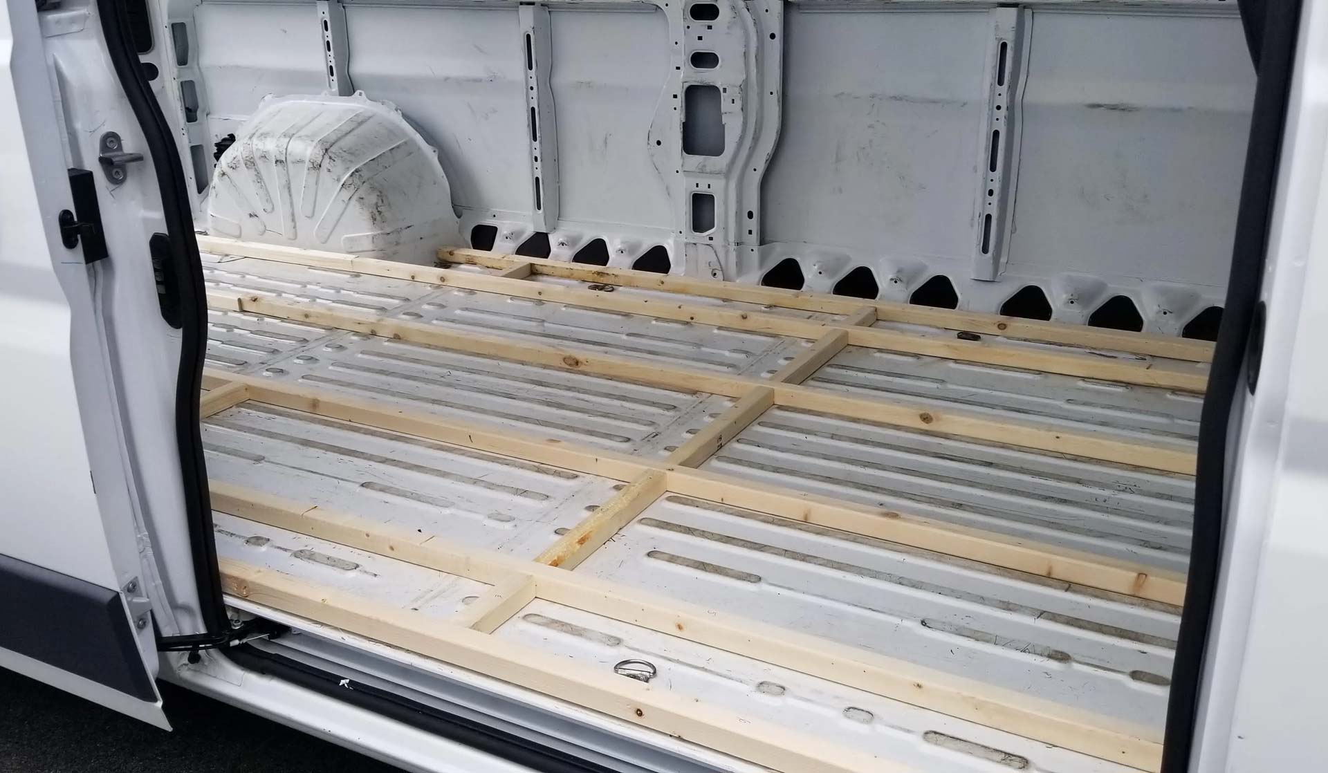 DIY Van Floor - Insulation, Subfloor & Covering Install Guide - FarOutRide