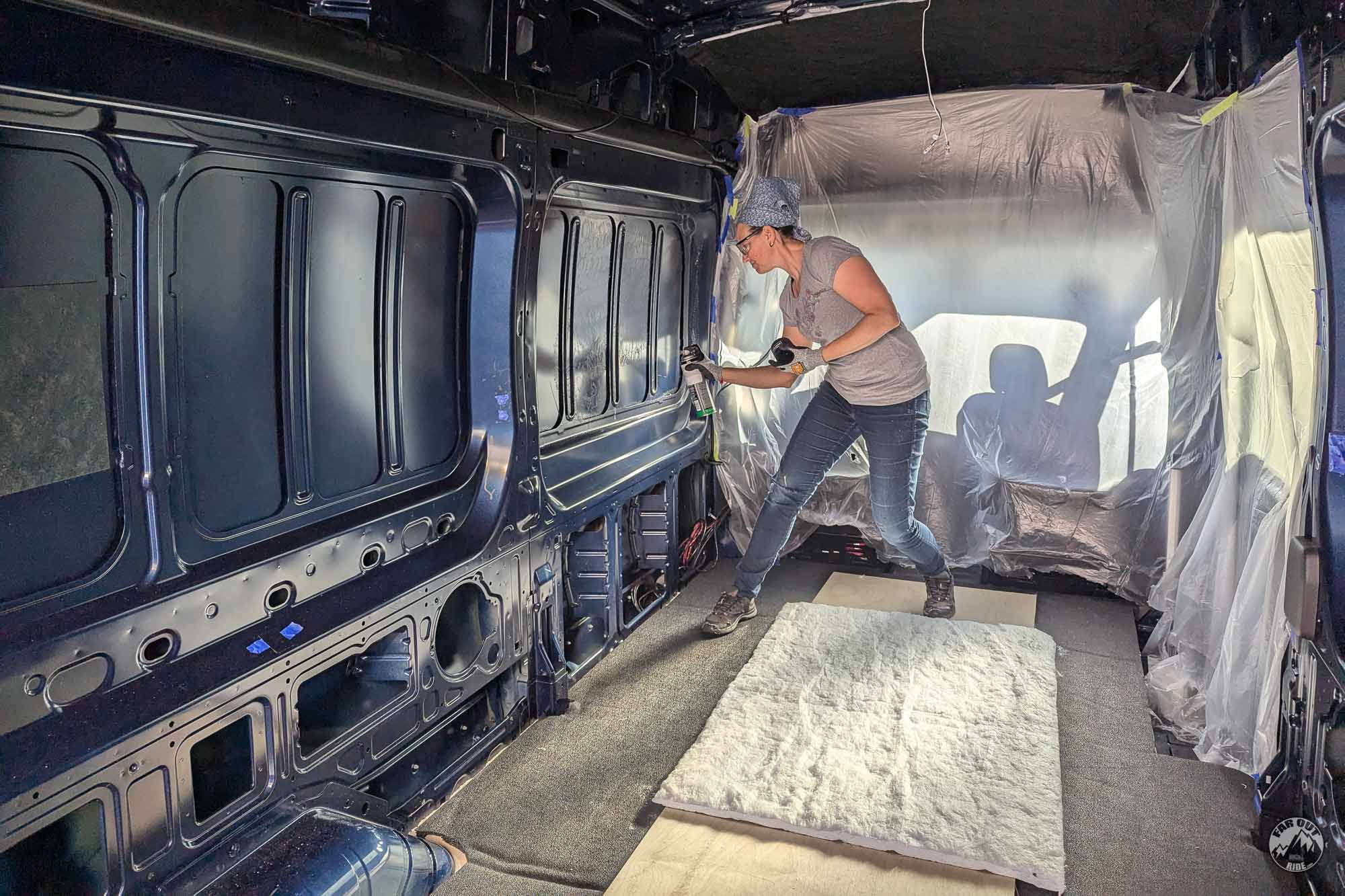 Thinsulate Insulation: How To Install in a Van - FarOutRide