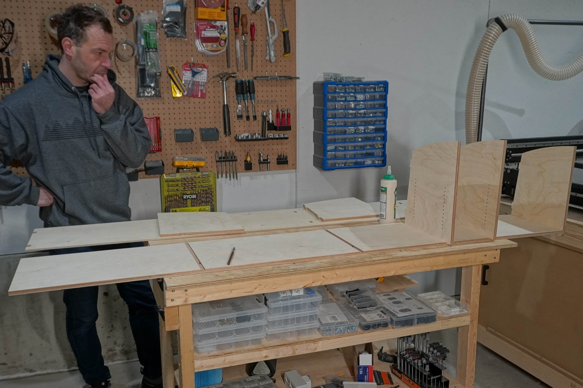 Upper Cabinet DIY Build (Driver Side) | Transit Van Conversion - FarOutRide