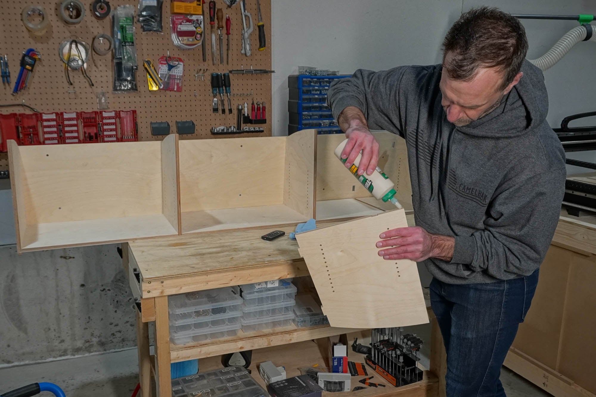 Upper Cabinet DIY Build (Driver Side) | Transit Van Conversion - FarOutRide